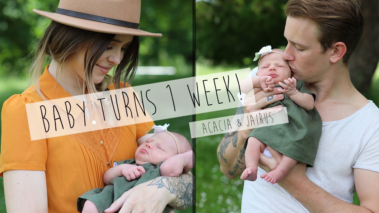 BABY TURNS 1 WEEK!? | ACACIA & JAIRUS - YouTube