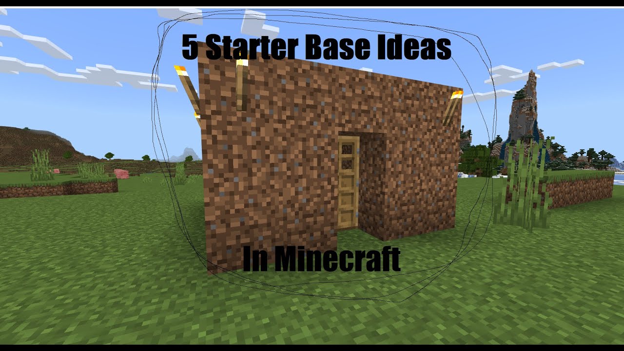 5 starter base ideas in Minecraft - YouTube