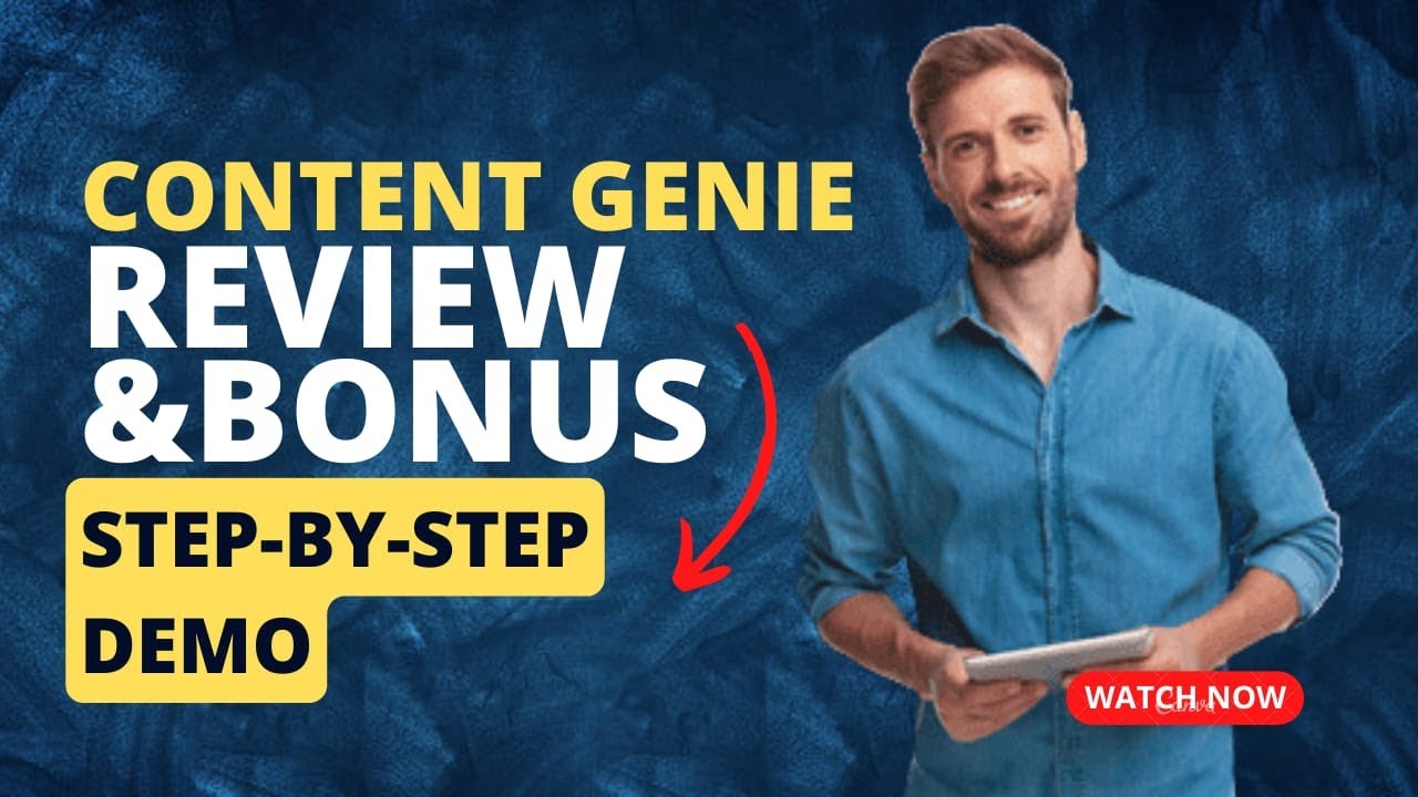CONTENT GENIE REVIEW | content genie commercial short review with step ...
