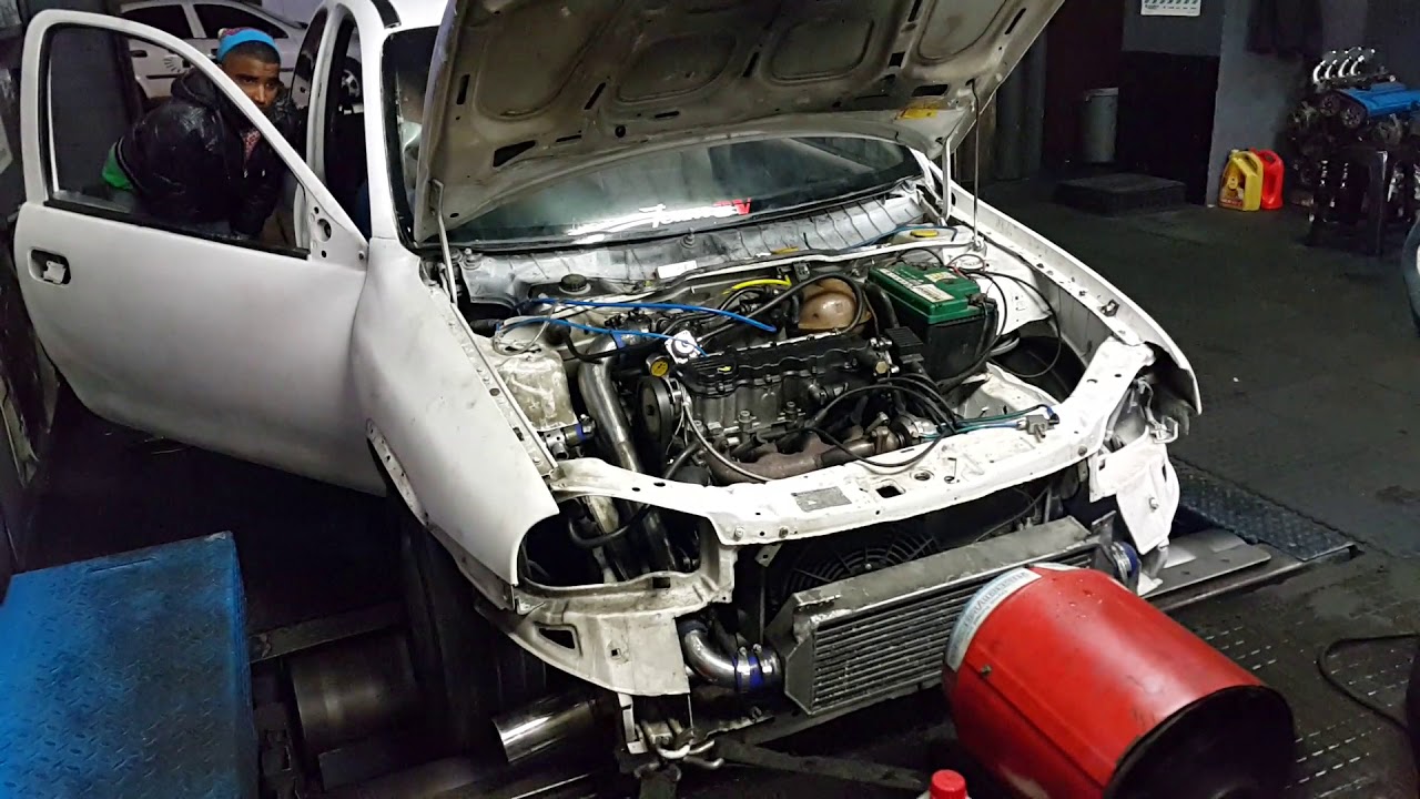 2l 8v opel corsa turbo - YouTube