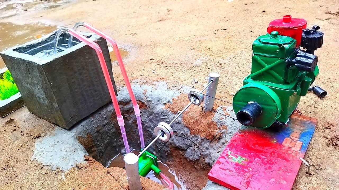 How to make mini water tank construction| Science project | Dc motor ...