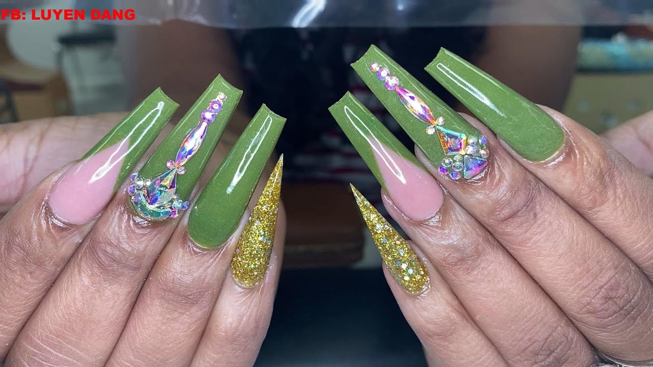 Acrylic Nail For Beginners | Nail Art | | Nails Tutorial | #102 - YouTube