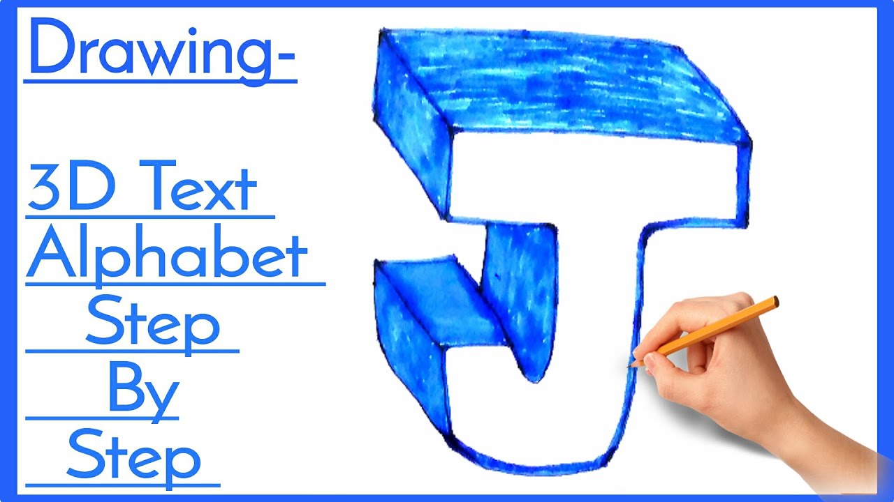 How to draw Alphabet.Drawing a letter of j.Alphabet a to z drawing for ...