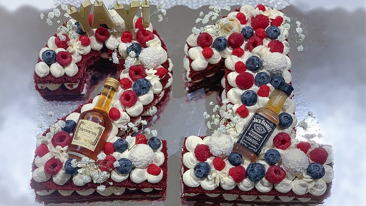 How to Make NUMBER Cake (ENG SUB) | Kako Napraviti BROJ Tortu - YouTube