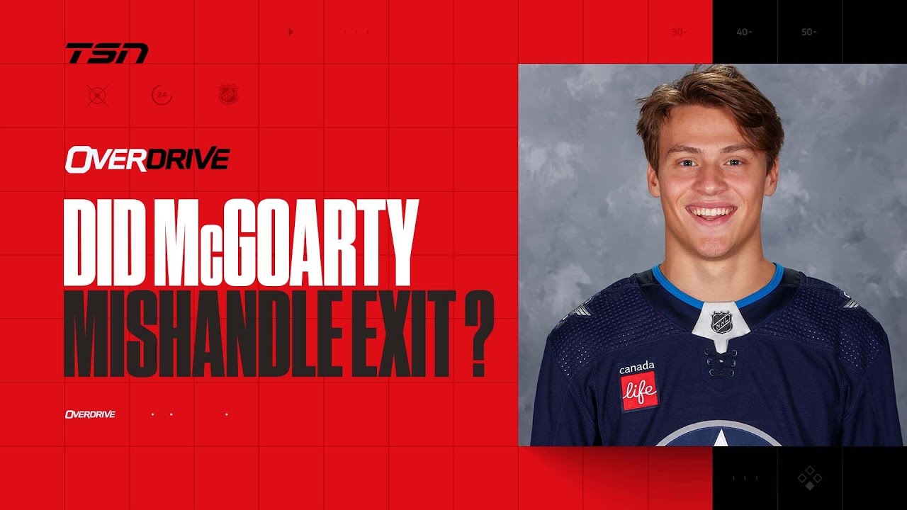 Jets trade Rutger McGroarty to the Penguins - YouTube