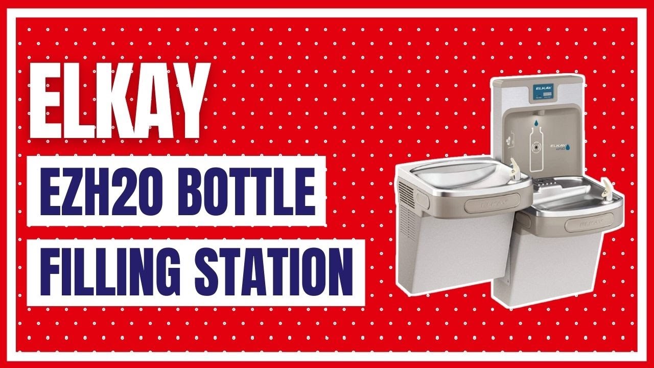 Elkay LZSTL8WSLP Enhanced EZH2O Bottle Filling Station - YouTube