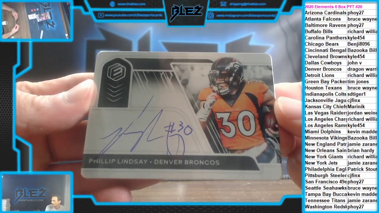 2020 Elements 6 Box PYT #20 AMAZING BREAK!!! - YouTube