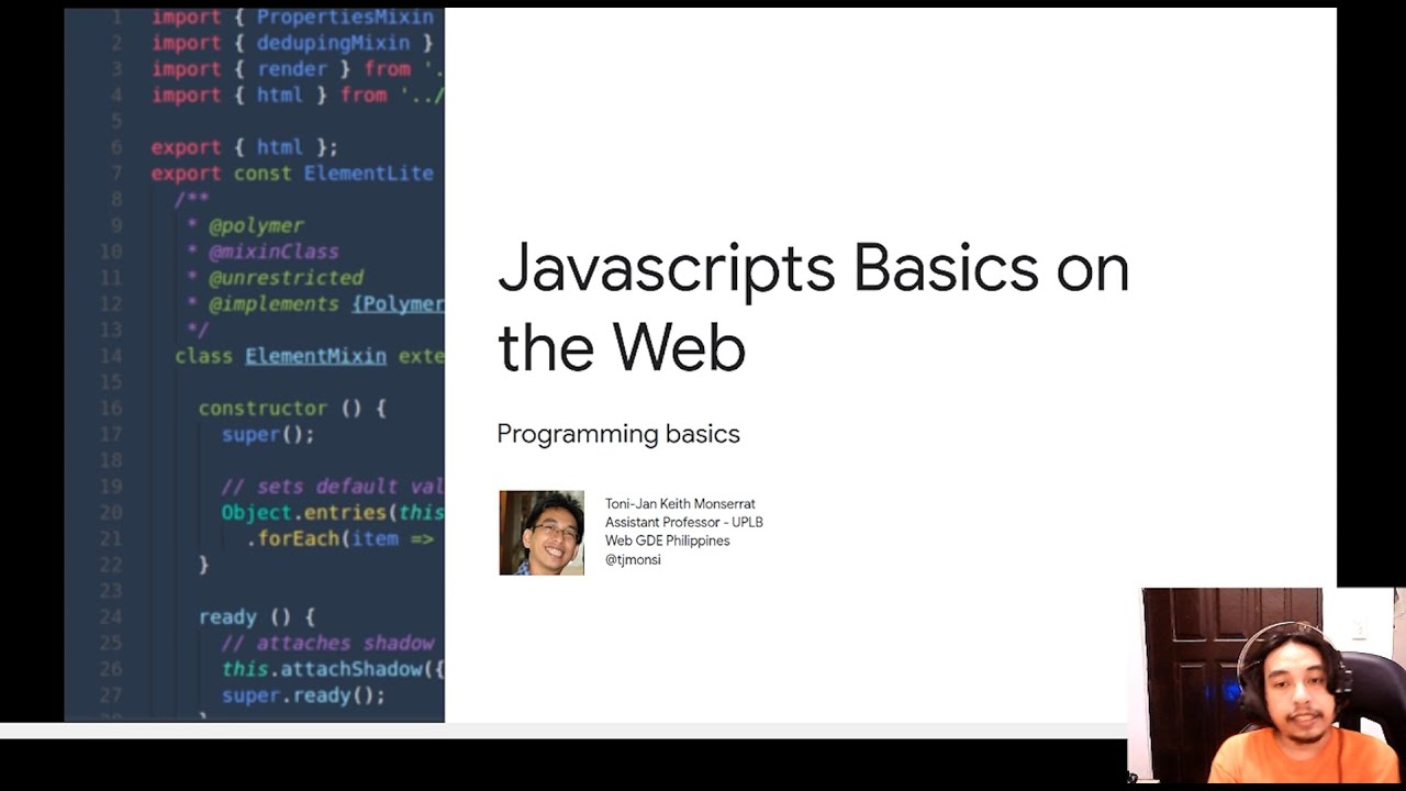 Intro Javascript Basics For The Web Youtube
