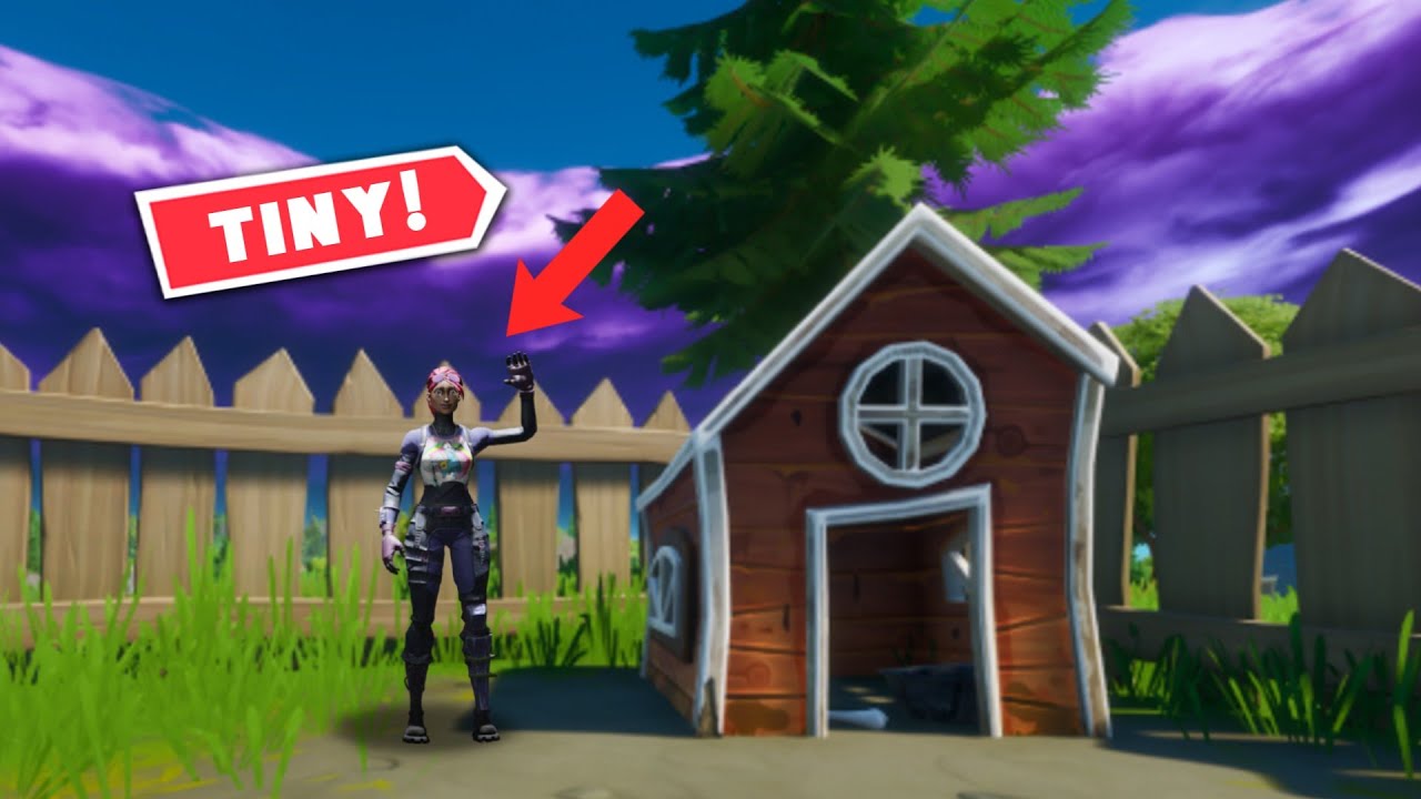 How To Become *TINY* In Fortnite! - YouTube