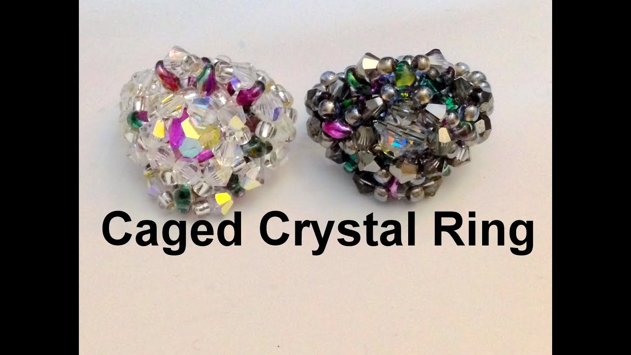 Caged Crystal Ring--intermediate level - YouTube
