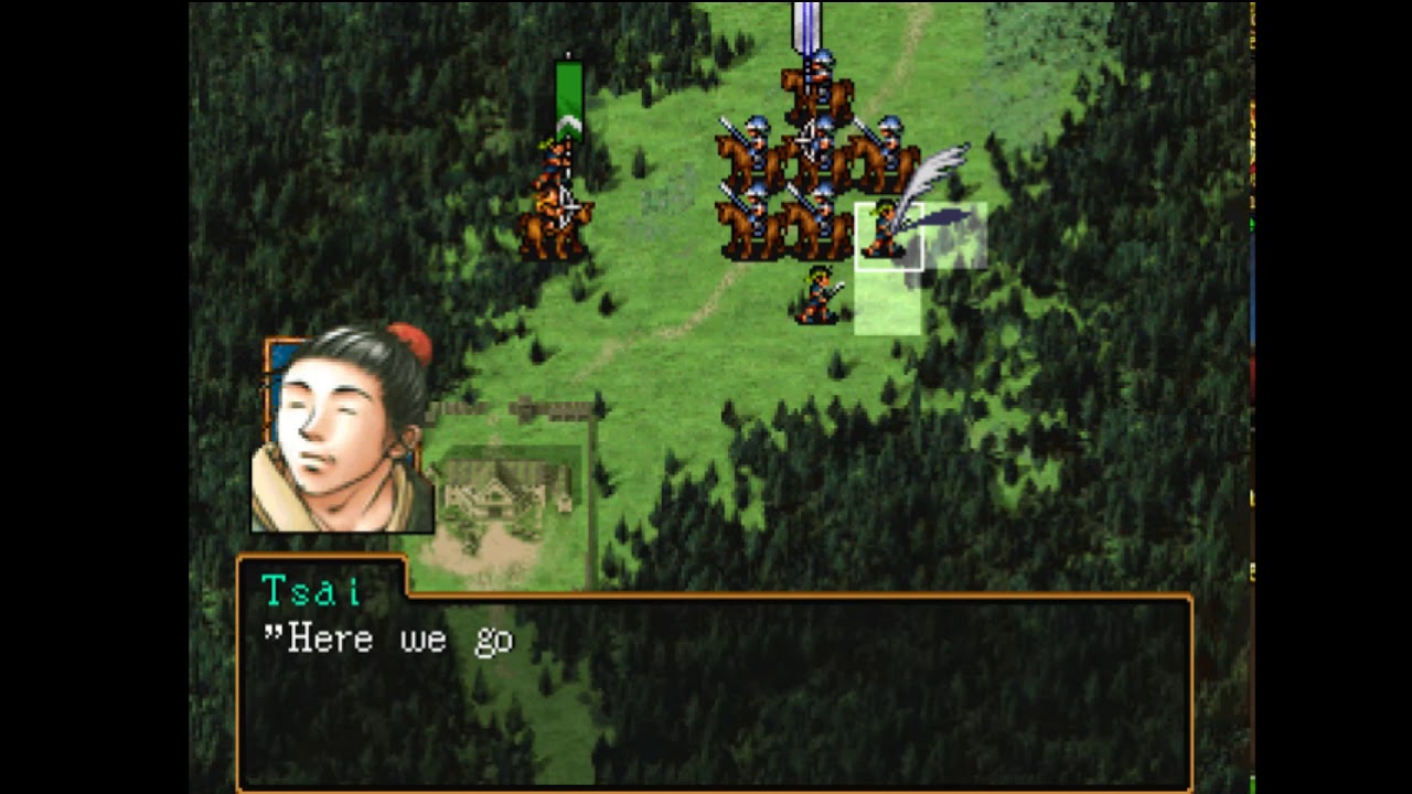 Suikoden II (PSX) War Battle 1 (Tutorial) - YouTube