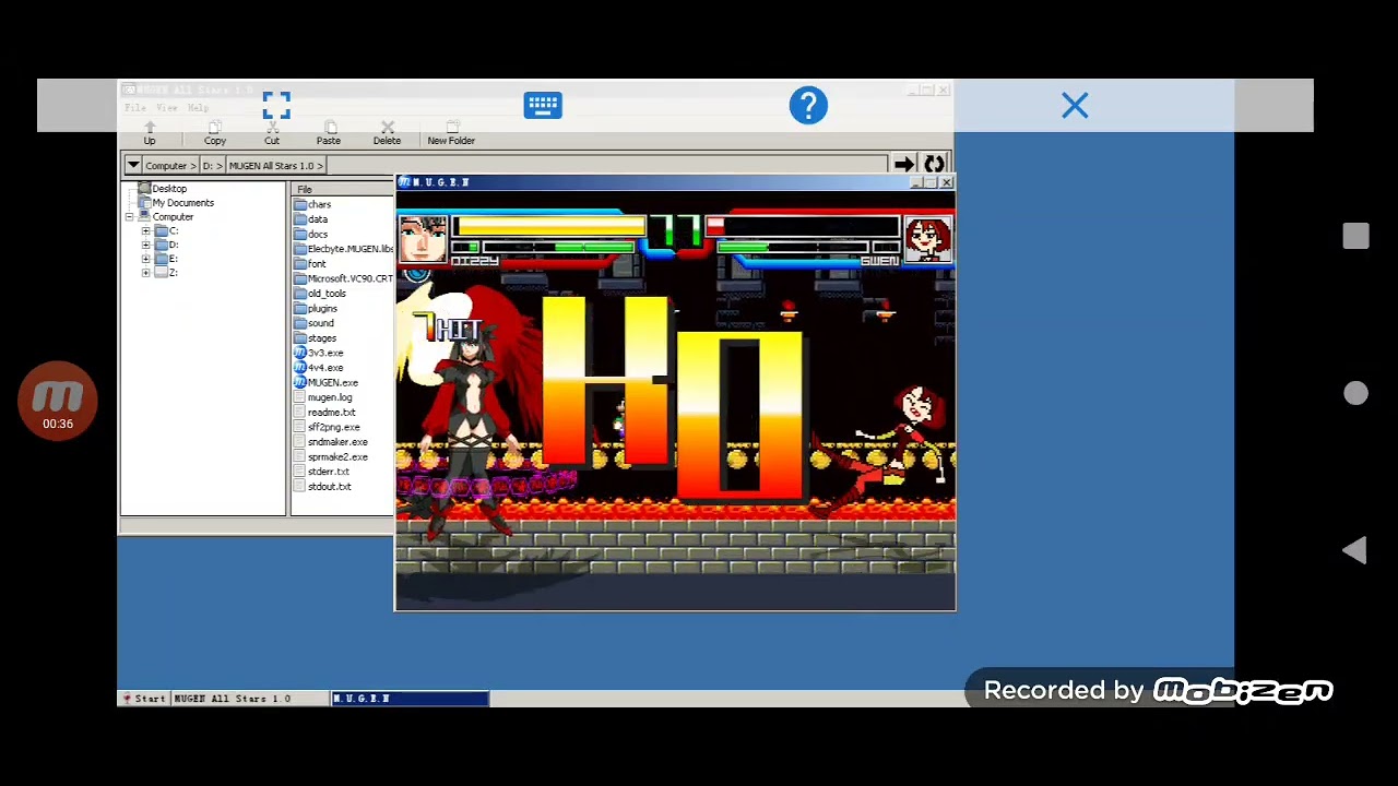 Dizzy vs Gwen | Mugen All Stars - YouTube