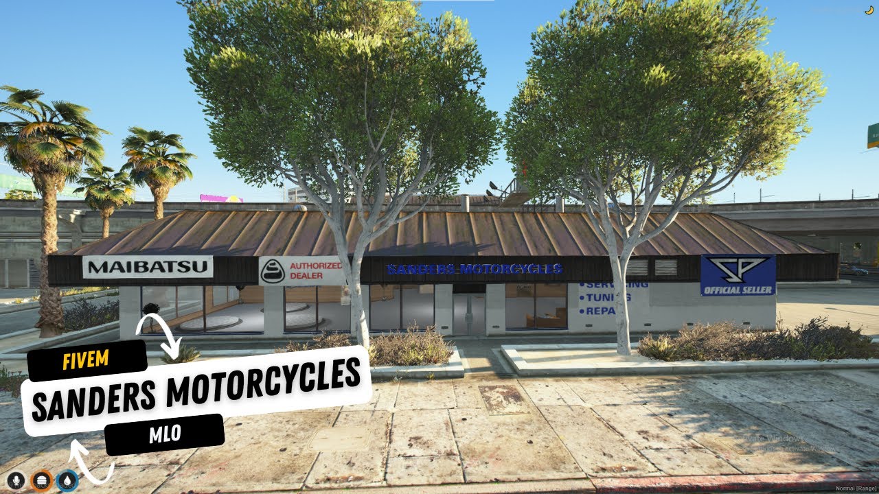 Fivem mlo sanders motorcycles | Fivem Mods | Interior & map for ...