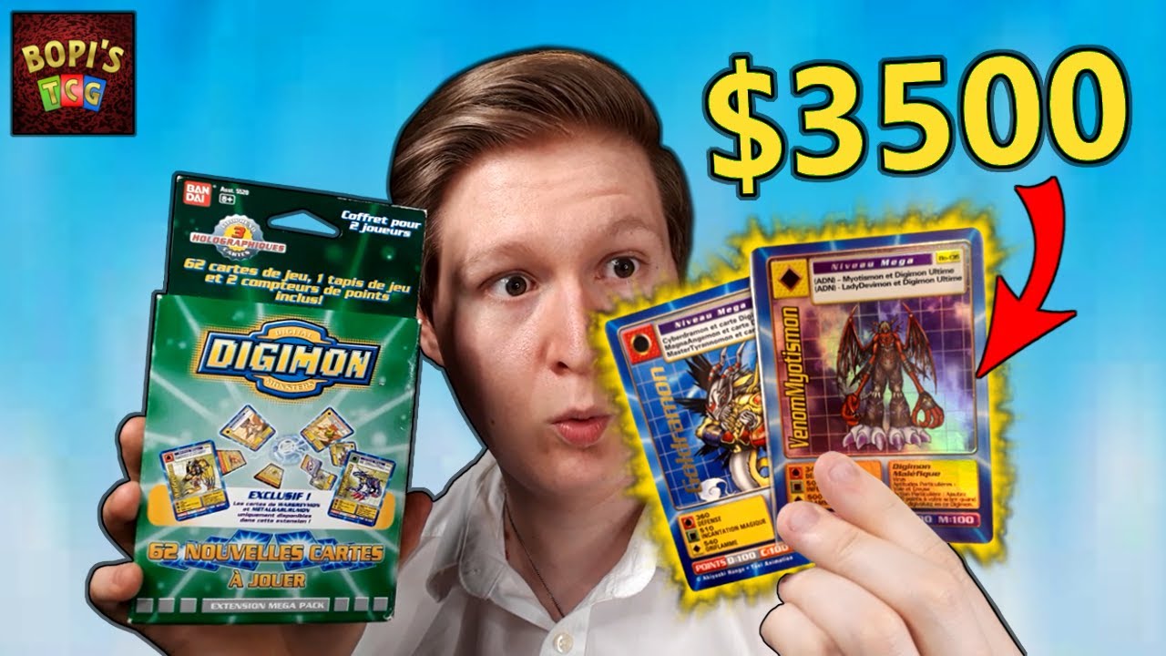 VERY RARE Digimon Cards! - French Series 3 and COMPLETE Mega Pack ...