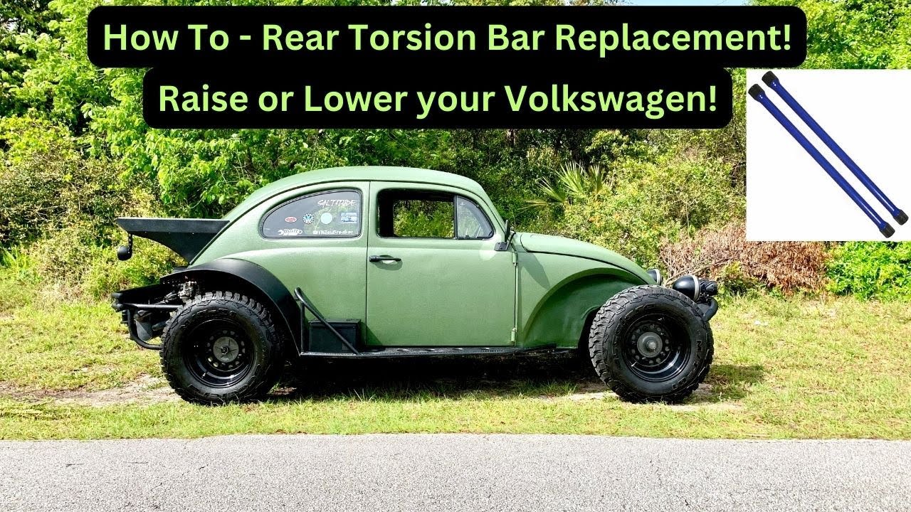How To - Replace Rear Torsion Bars In Your Volkswagen! Lower Your VW ...