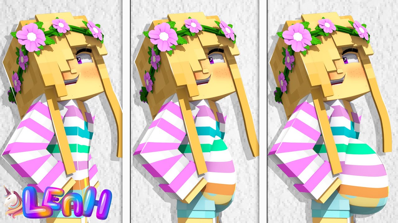 Little Leah's Pregnant Life... Minecraft Movie - YouTube