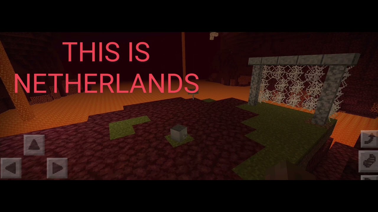 IN MINECRAFT but in the NETHER there is LANDS| NETHERLANDS |football ...