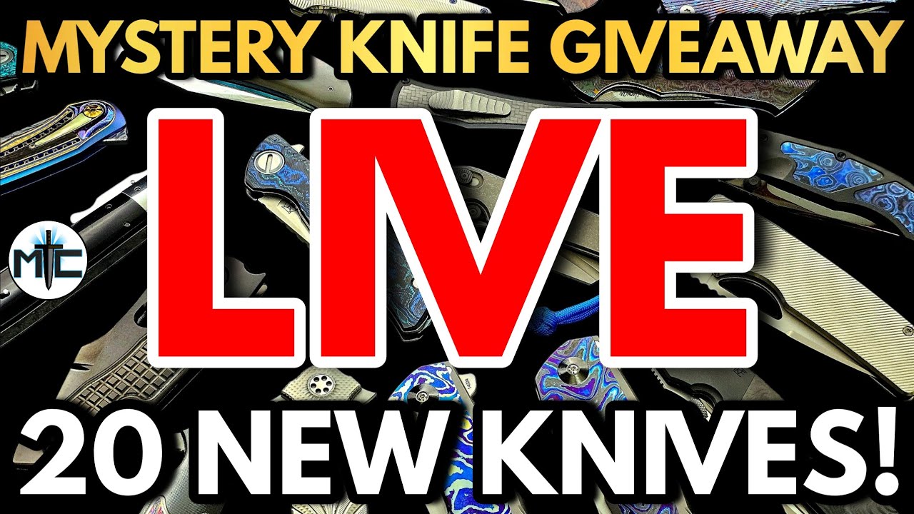 METAL COMPLEX MYSTERY KNIFE GIVEAWAY LIVE! 20 NEW POUCHES! 2 WINNERS ...