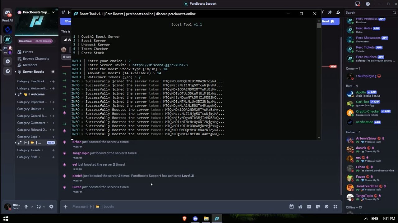 NEW UPDATED Discord Boost Tool Is Insane - YouTube