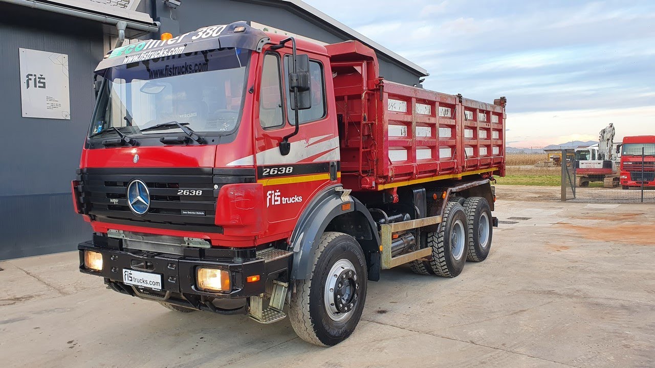 MERCEDES BENZ SK 2638 K 6X4 tipper - FIŠ TRUCKS SLOVENIA - YouTube