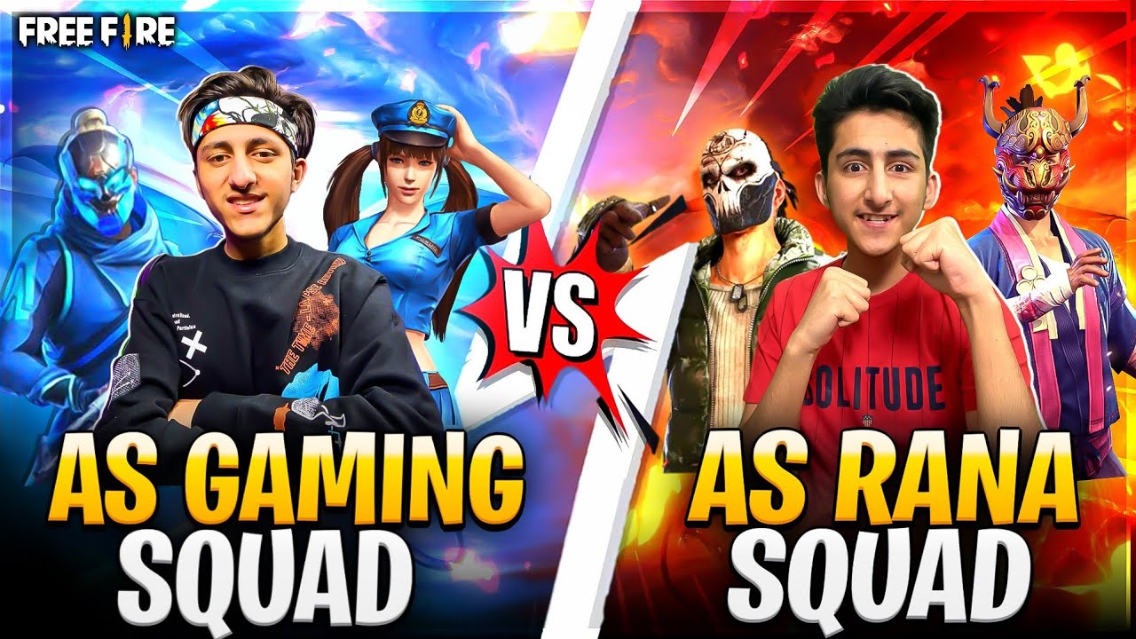 As Gaming vs As Rana Playing Squad Vs Squad Funny Moment In Garena Free ...