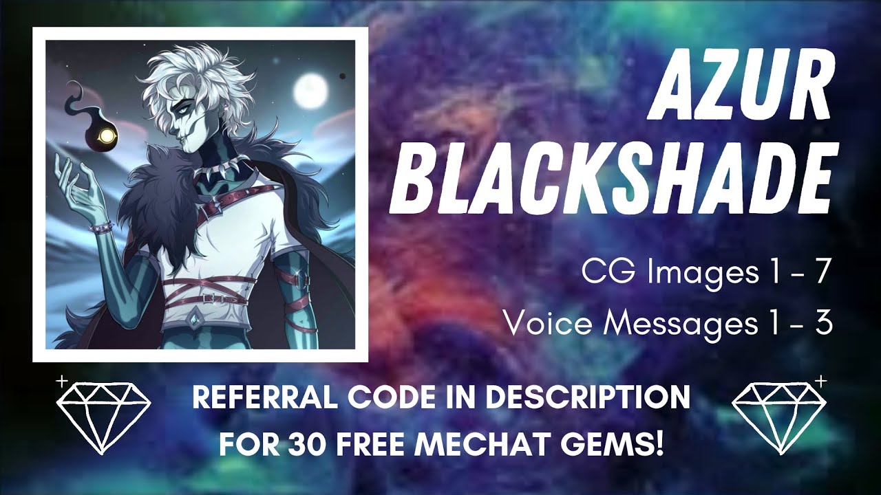 Azur Blackshade - MeChat - CG images 1-7 | Voice Messages 1-3 - YouTube