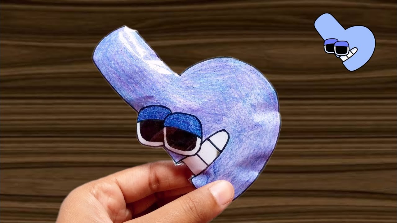 Lowercase Alphabet Lore "b" Paper plush 🤯 - YouTube