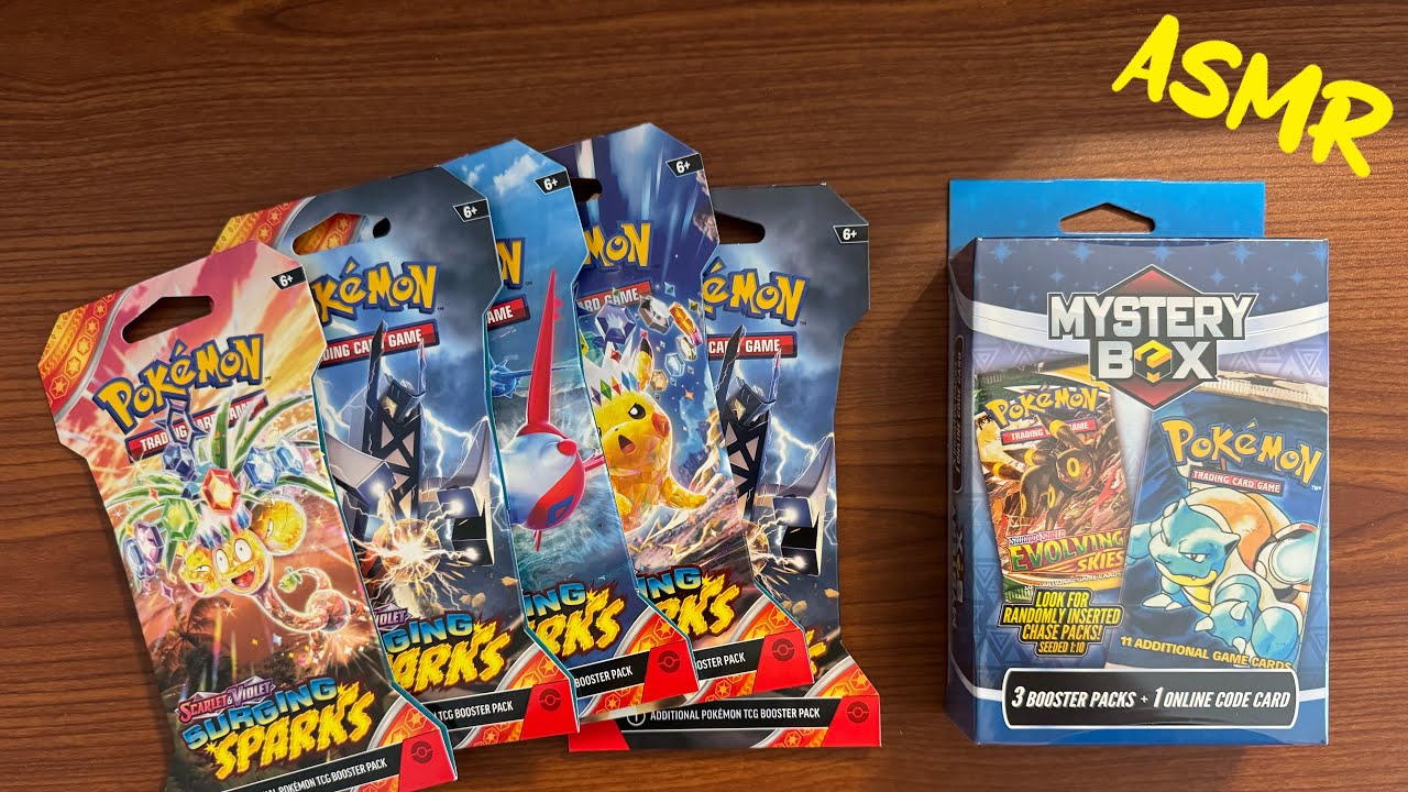 ASMR | Trying My Luck At Walmart Pokémon Packs - YouTube