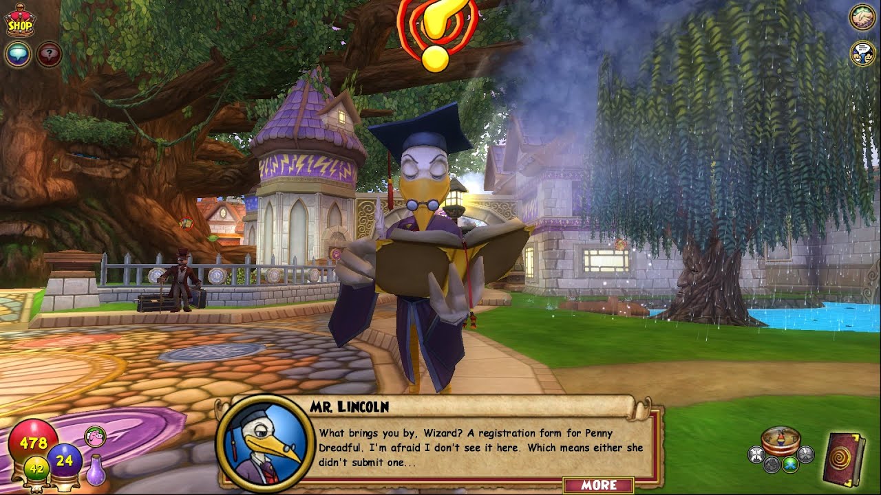 Wizard 101 Side Quest - Location: The Commons - Hey Penny - YouTube