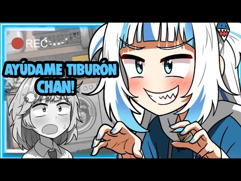 Gura hace el chiste de estoy atascada pero【hololive sub español】 - YouTube