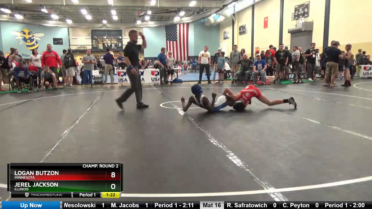Schoolboy 97 Logan Butzon Minnesota Vs Jerel Jackson Illinois - YouTube