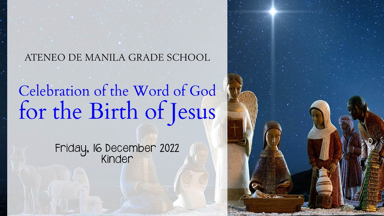 AGS Celebration of the Word of God | Nativity of the Lord - Kinder ...