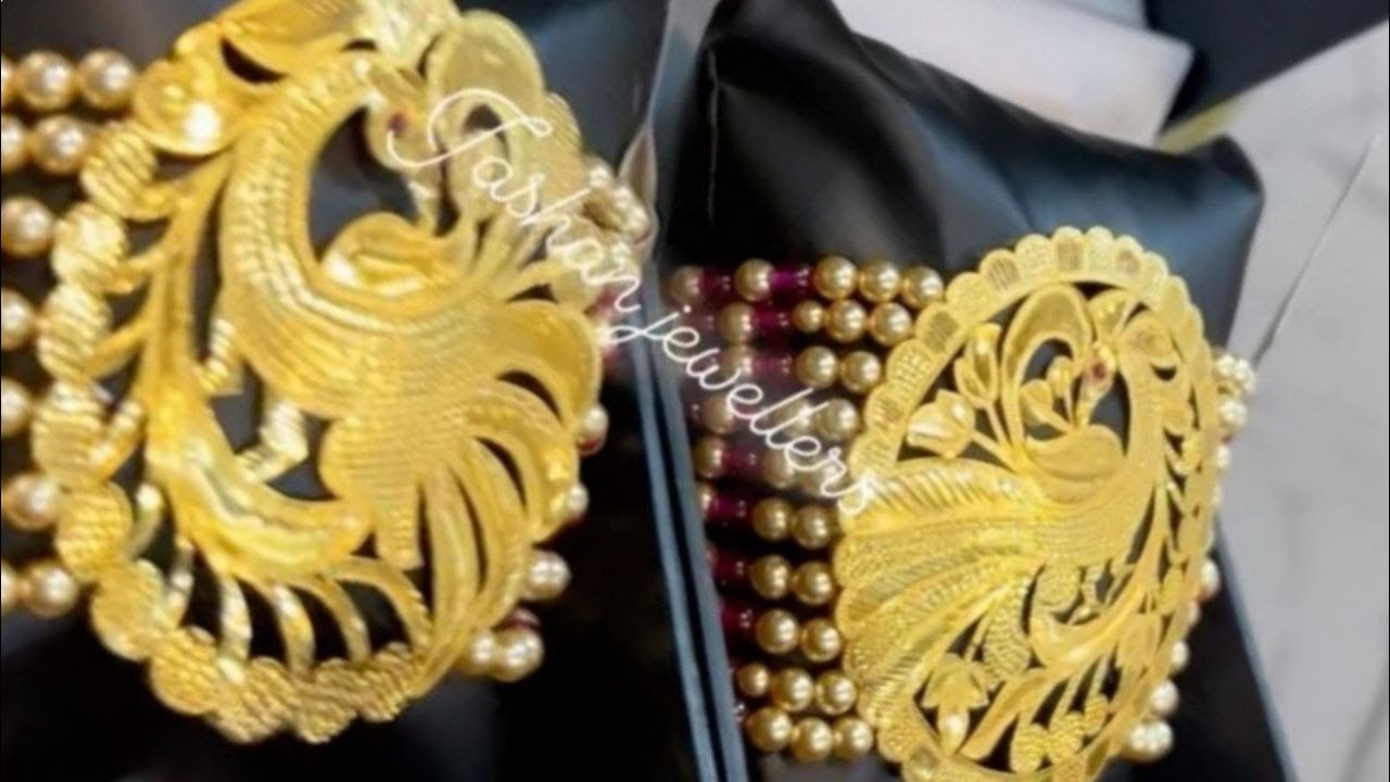 Gold Bahi /Bracelet/ Baaju band designs with weight/Price!! - YouTube