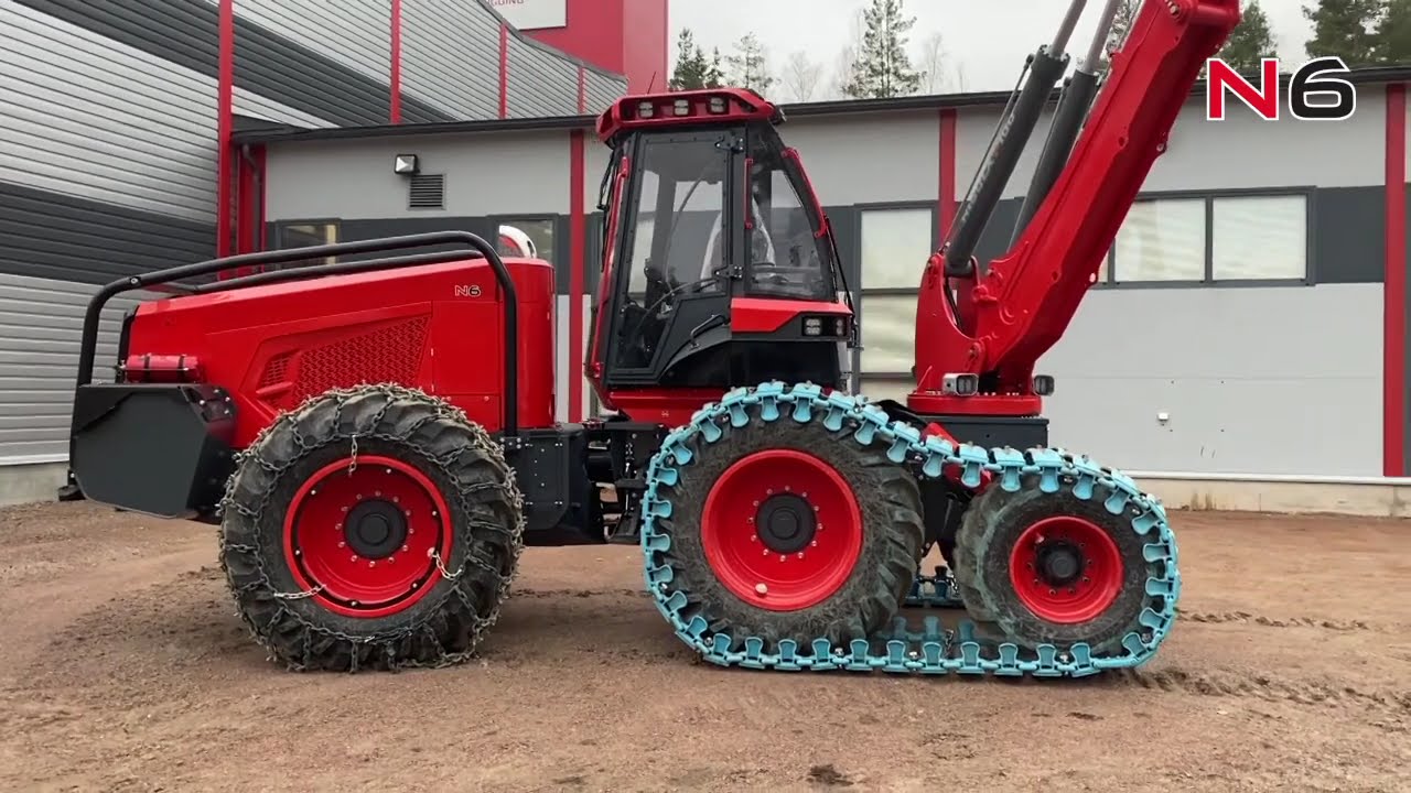 Esittelyssä täysin uusi Nisula N6 harvennushakkuukone Nisula 555H ...