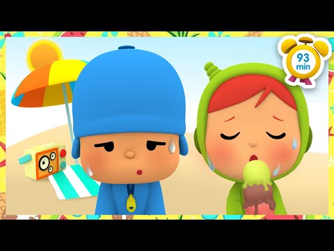 🥵️ POCOYO in ENGLISH - Summer Heat [93 min] | Full Episodes | VIDEOS and CARTOONS for KIDS