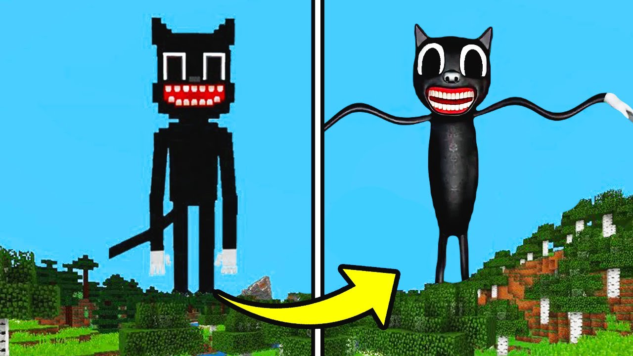 ZAMIESZKAŁEM w CARTOON CAT w Minecraft! - YouTube
