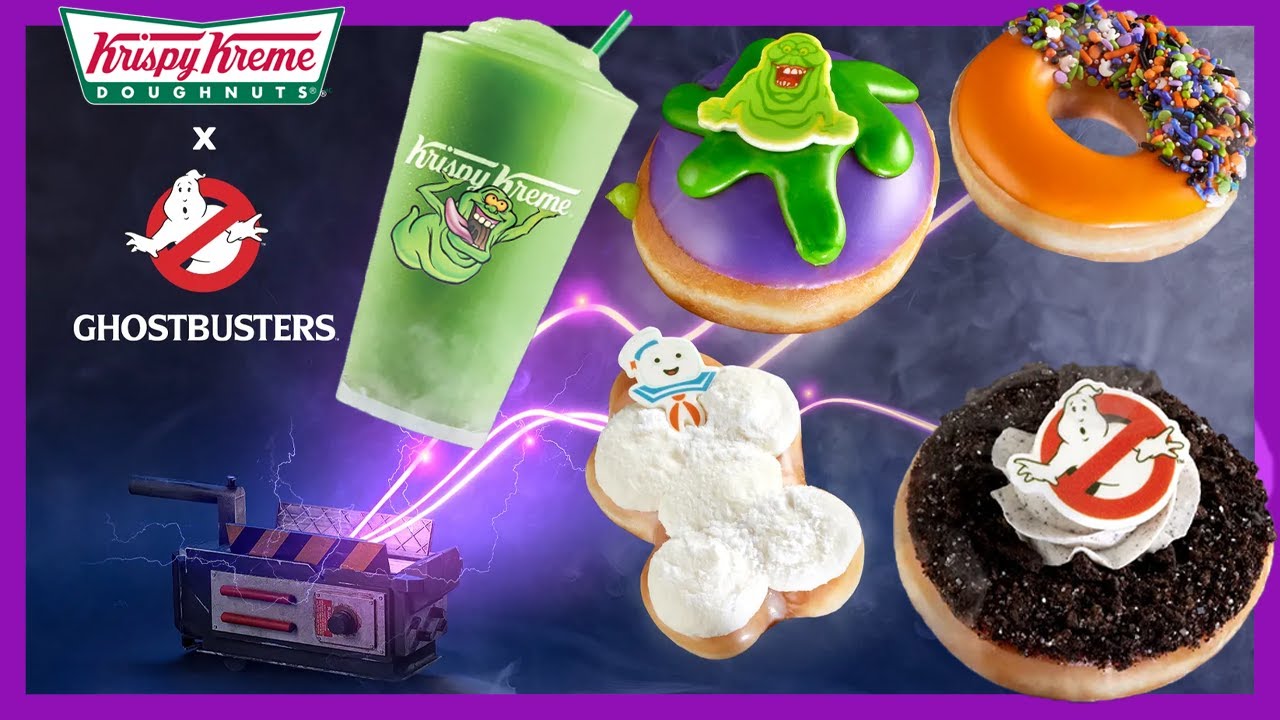 Krispy Kreme x Ghostbusters Donuts & Slime-ade Chiller - Perfect for ...