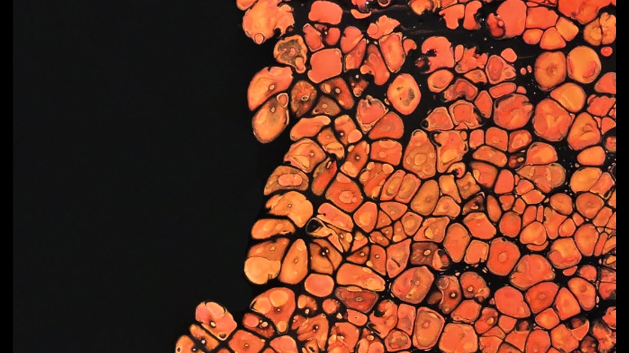 Acrylic Swipe Painting : The Most Gorgeous Acrylic Swipe with Paper ...