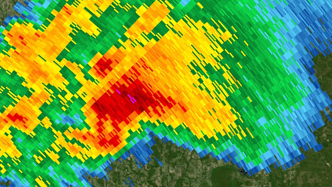 2017 Adel, GA Supercell Radar Loop - YouTube
