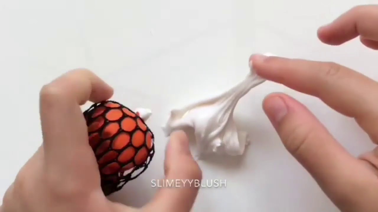 Satisfying Slime Stress Ball Cutting #79 - YouTube