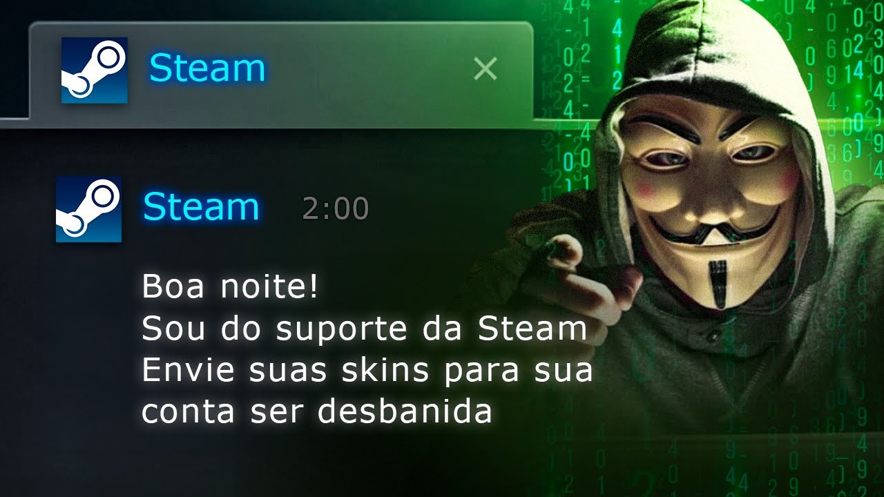 SUPORTE DA STEAM SCAMMANDO PESSOAS... ?? Tome muito cuidado... (novo ...