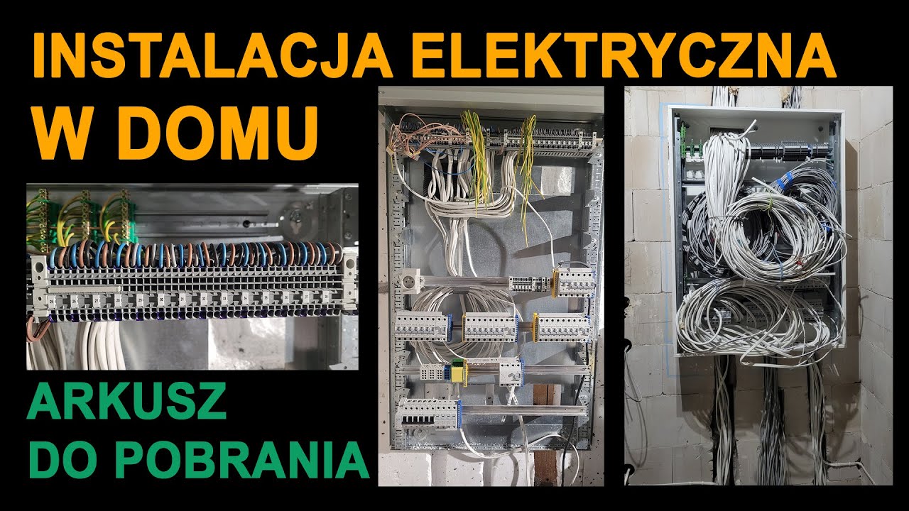 Instalacja elektryczna w inteligentnym domu dla systemu Grenton Smart ...