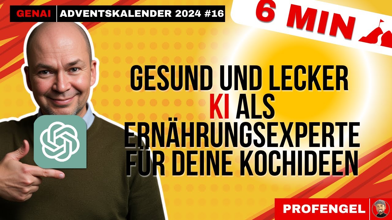 Gesund und lecker: KI als Ernährungsexperte für deine Kochideen (Tag 16 ...