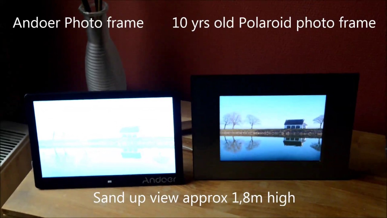 Andoer photo frame test - Crappy results - YouTube