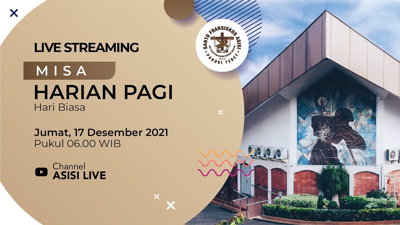 MISA HARIAN PAGI - Jumat, 17 Desember 2021 - YouTube