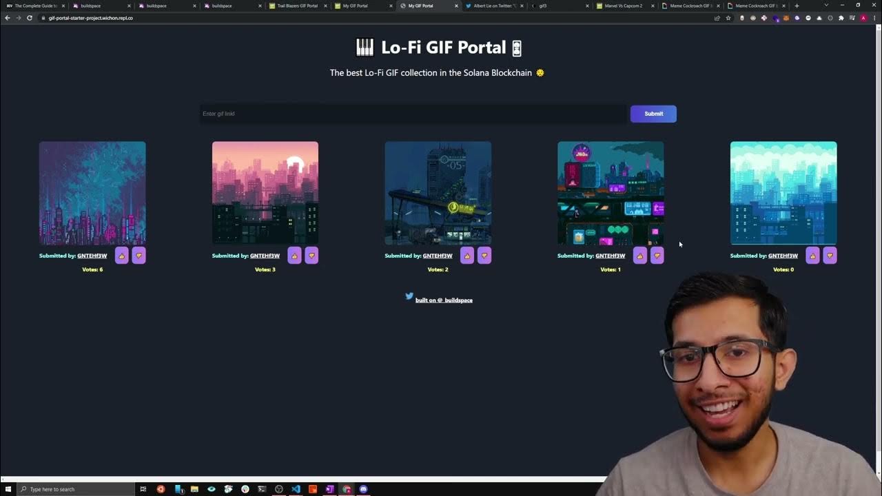 Buildspace - Build a web3 app on Solana with React and Rust - YouTube