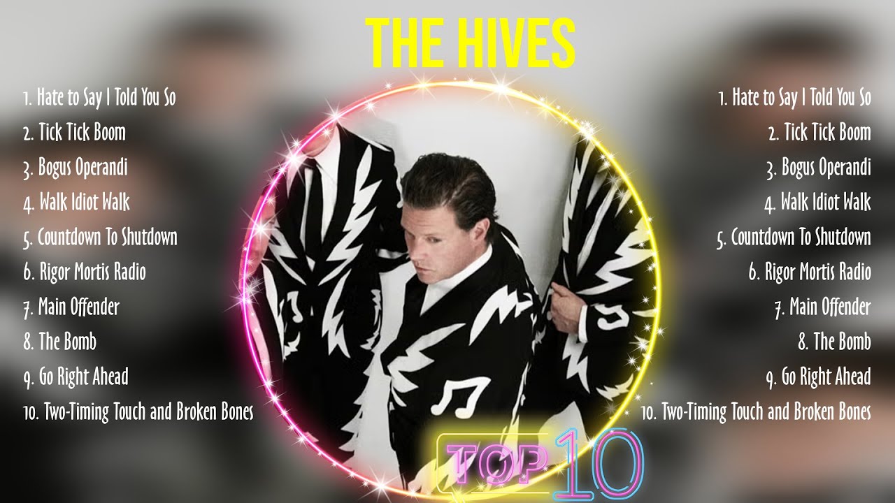 The Hives 2024 MIX Top 10 Best Songs Greatest Hits ~ Full Album - YouTube