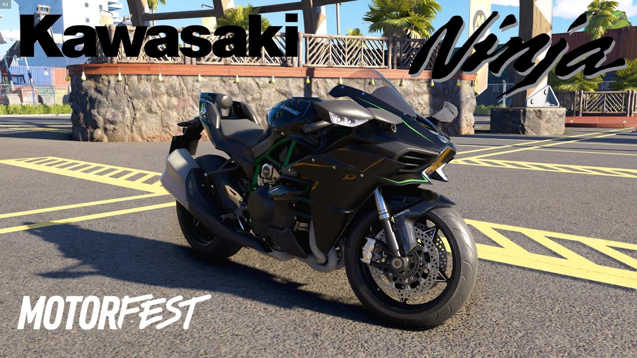 2015 Kawasaki Ninja H2 Test Ride - The Crew Motorfest - YouTube