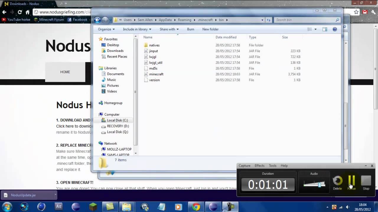 How to install nodus or any hacked client - Tutorial - YouTube