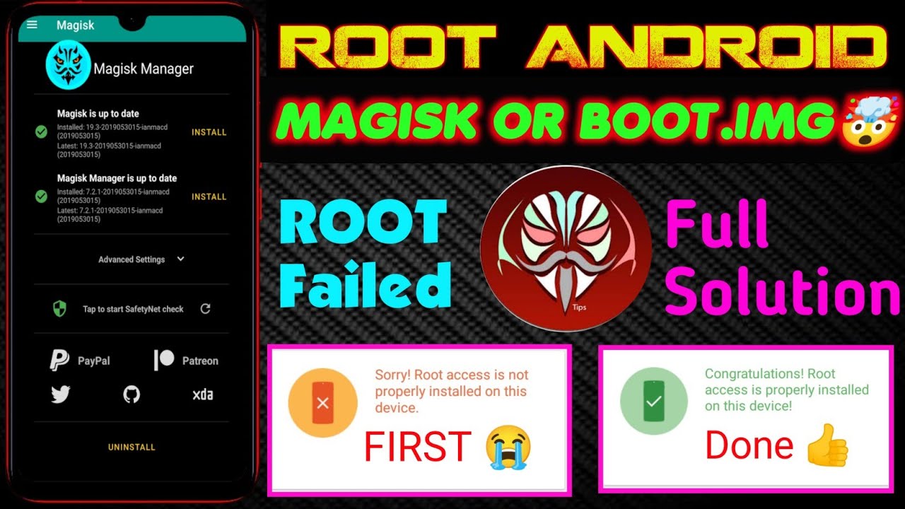 Root New Method Android 11 9 10 8 /A To Z🤔 Best Rooting Apps Magisk ...